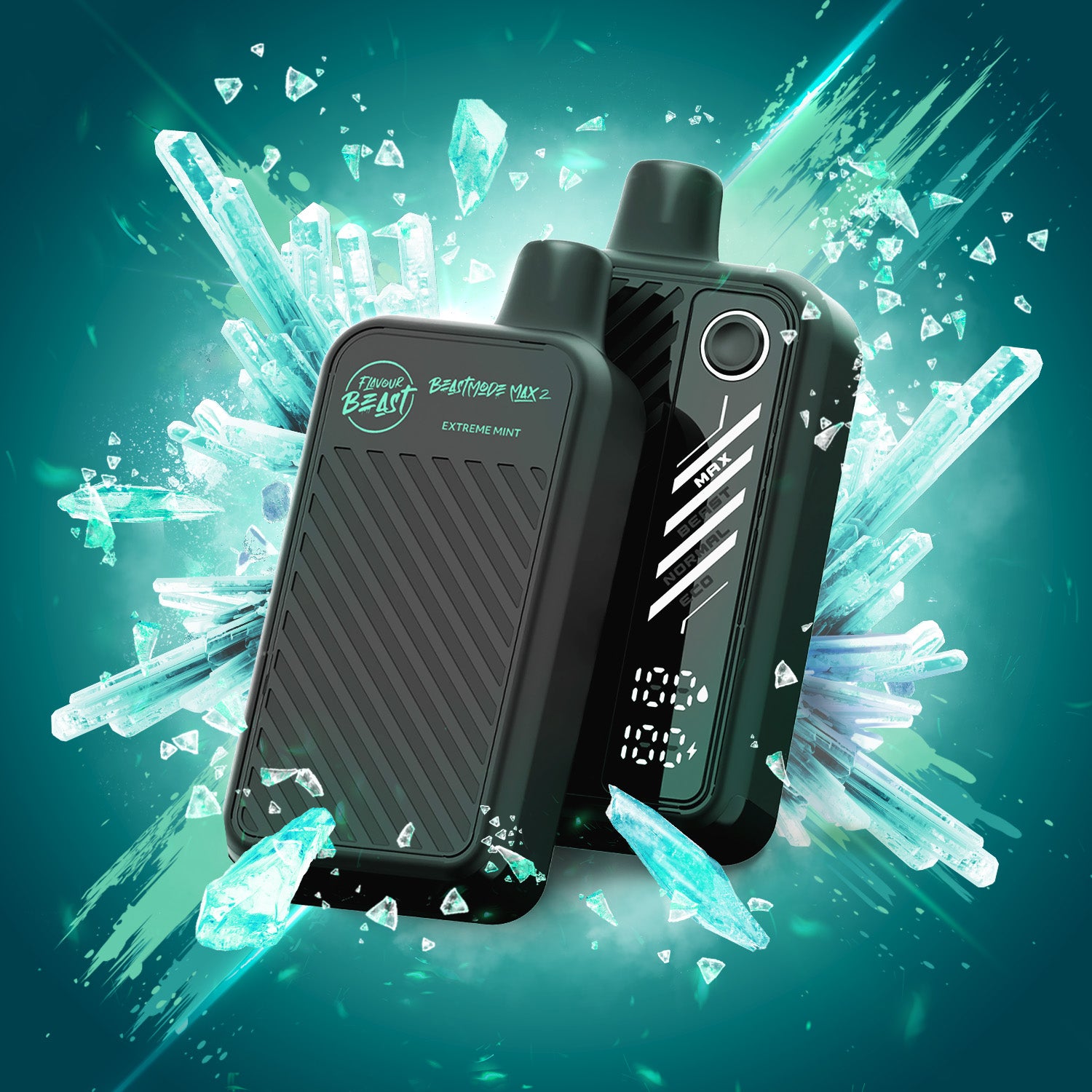 Extreme Mint Iced - Beast Mode Max 2 Disposable Vape – Flavour Beast