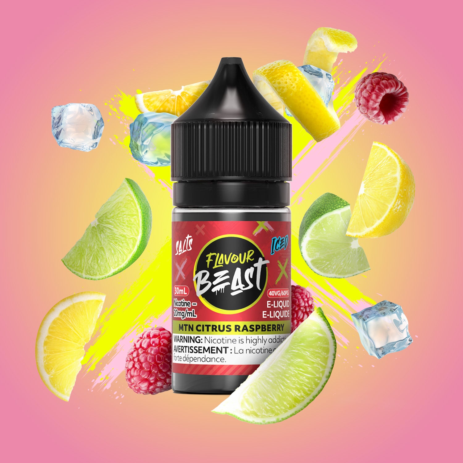 MTN Citrus Raspberry Iced - Flavour Beast E-Liquid
