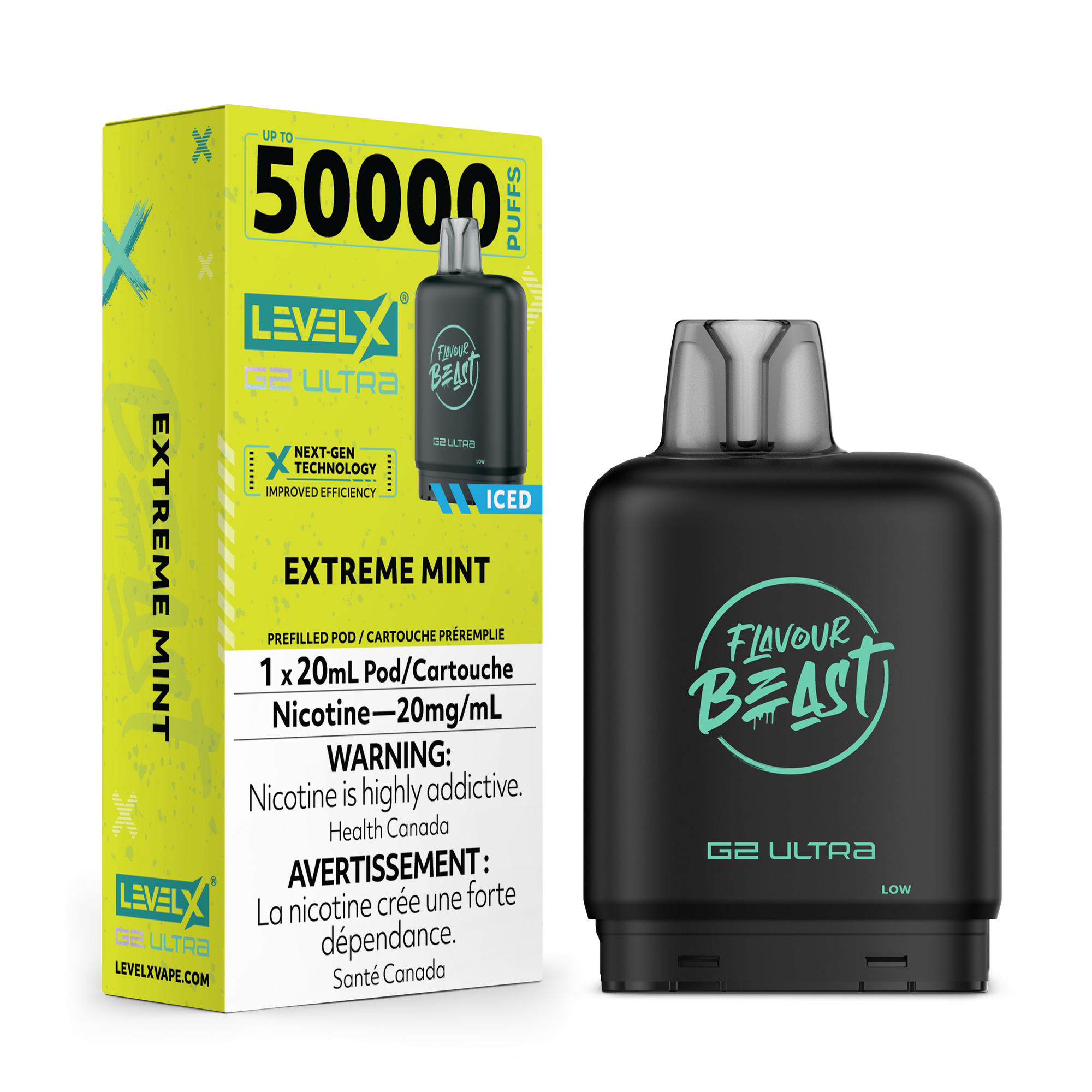 Extreme Mint - Level X G2 Ultra Pod – Flavour Beast