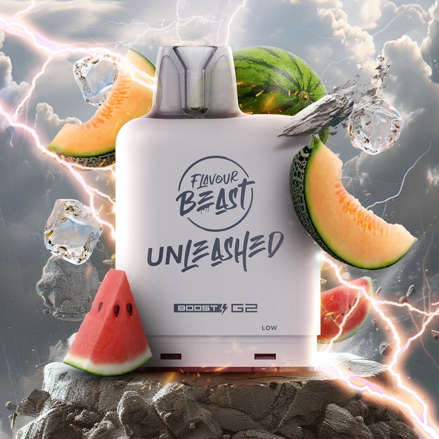 Epic Cantaloupe Watermelon - Level X Unleashed Boost G2 Pod – Flavour Beast